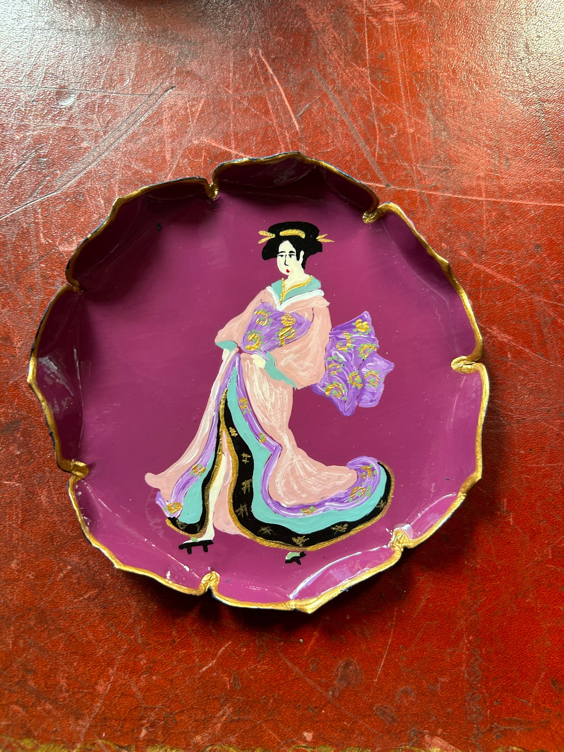 Piattino pane o portagioie geisha – Bottega d'Arte Stringa